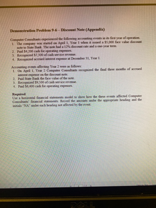 Solved Chapter 9 Demonstration Problems Demonstration | Chegg.com