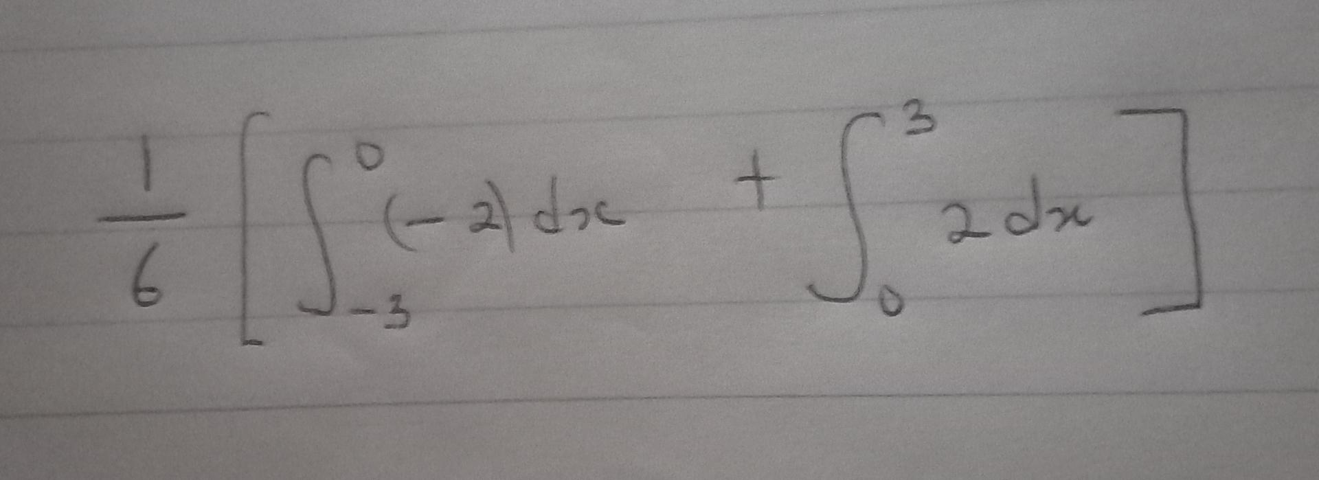 Solved 16[∫-30(-2)dx+∫032dx] | Chegg.com