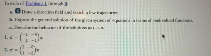 Solved In each of Problems 1 through 1 : a. G Draw a | Chegg.com