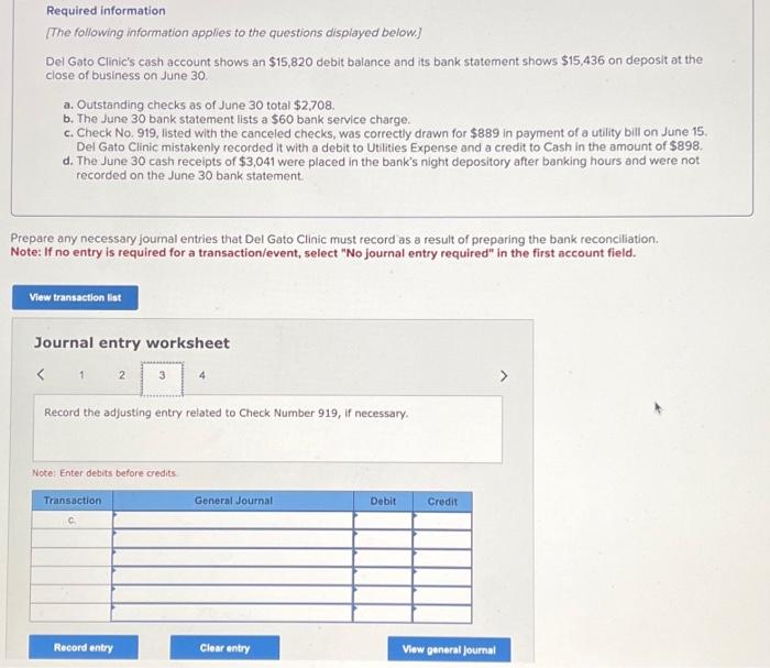 Solved Required information [The following information | Chegg.com