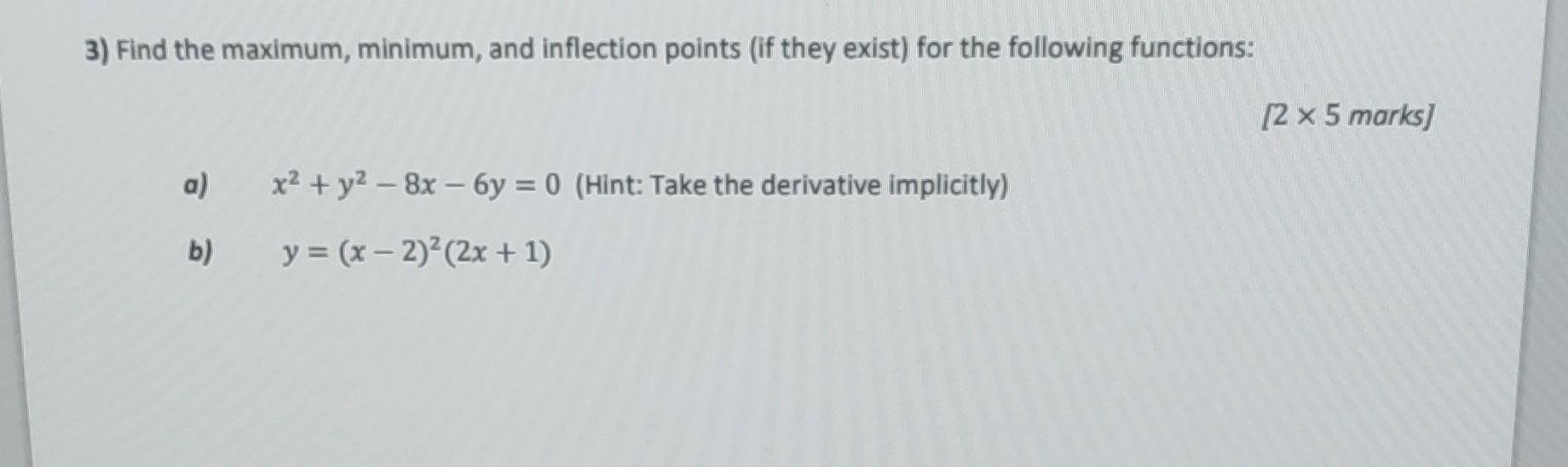 Solved please solve this on paper with every single step so | Chegg.com