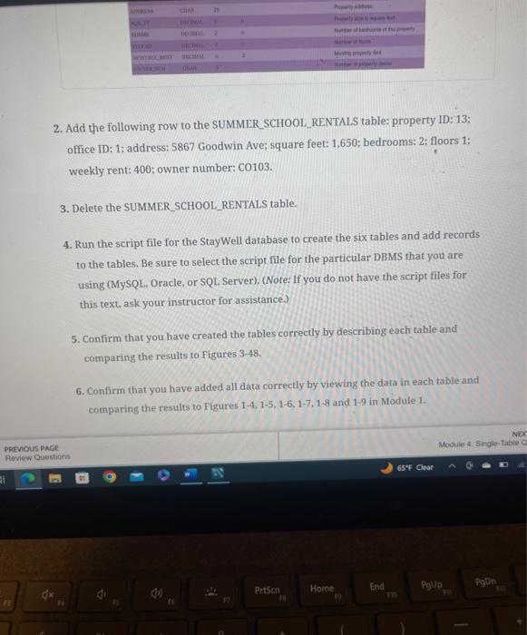 can somebdoy please help me with this sql assignment | Chegg.com