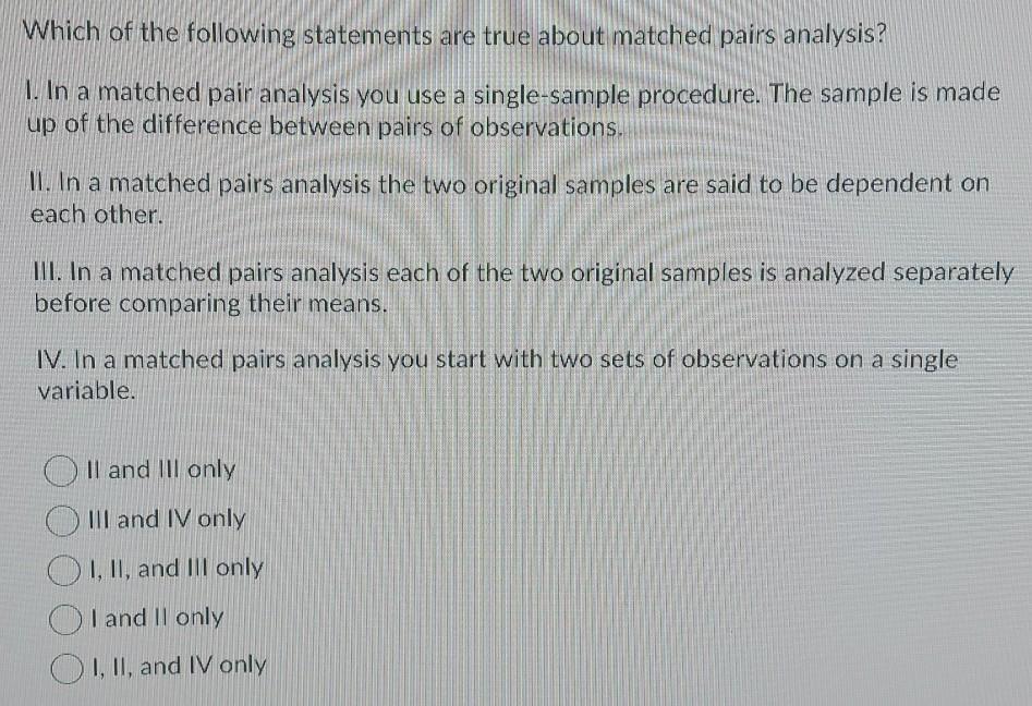 Solved Which of the following statements are true about | Chegg.com