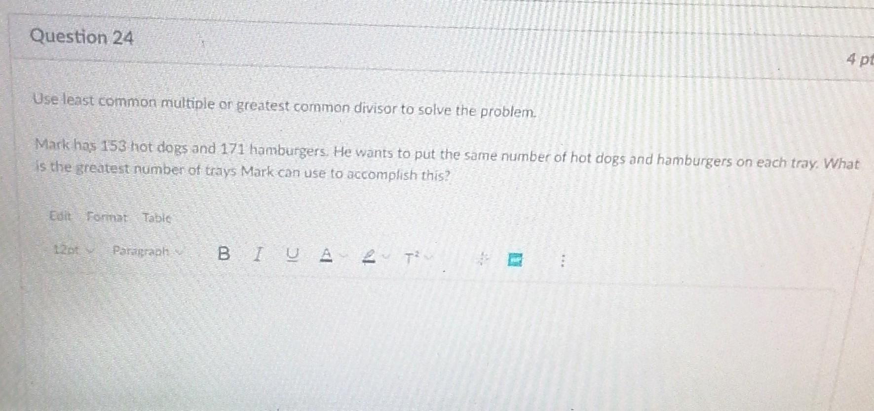 Solved Question 23 Evaluate 16 - 0) ('89) dit Form Paragraph | Chegg.com