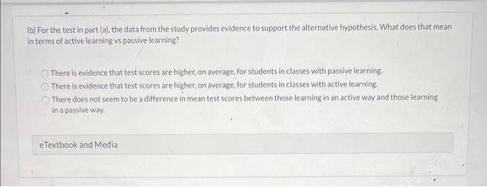 Active Learning vs Passive Learning: Comparing | Chegg.com