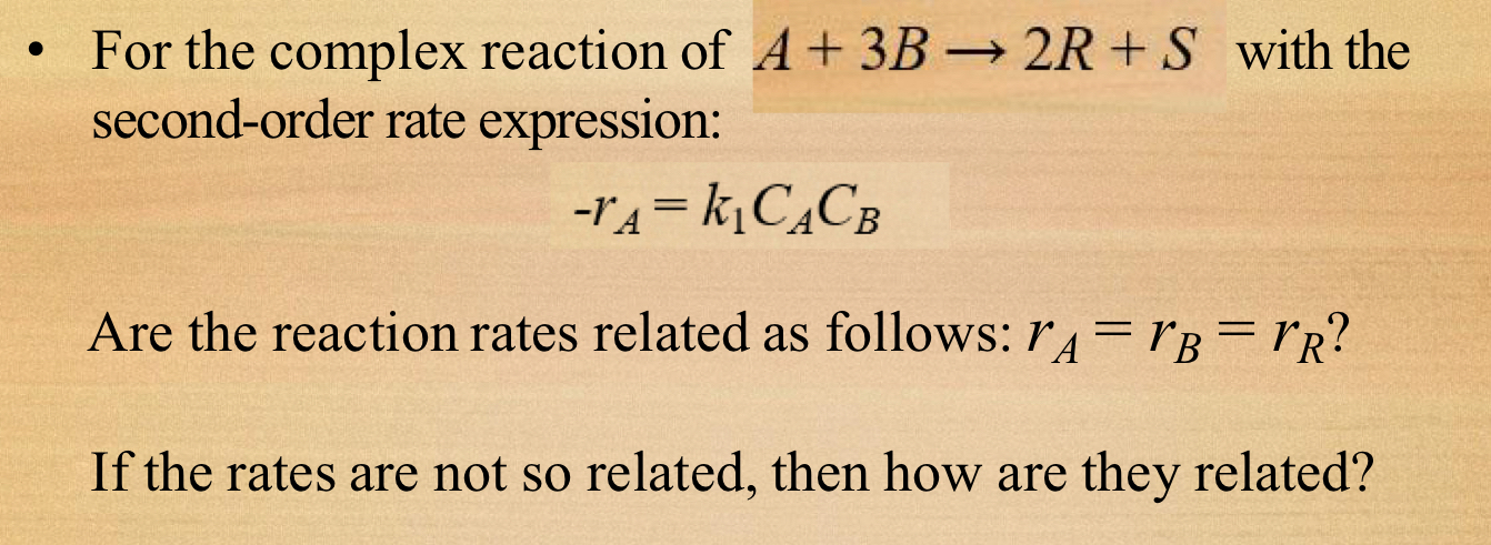Solved For the complex reaction of A+3B→2R+S ﻿with the | Chegg.com