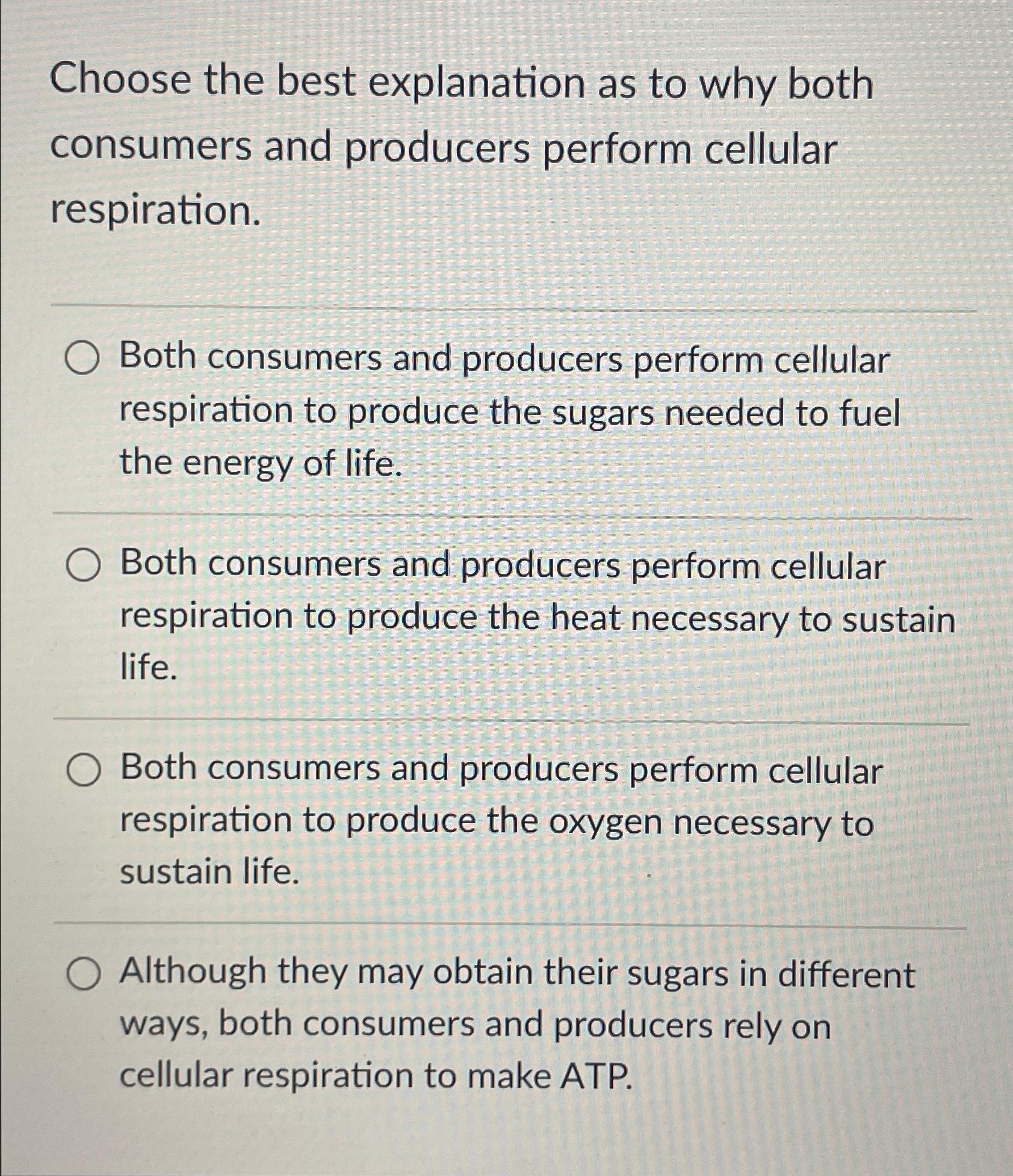 Solved Choose the best explanation as to why both consumers | Chegg.com