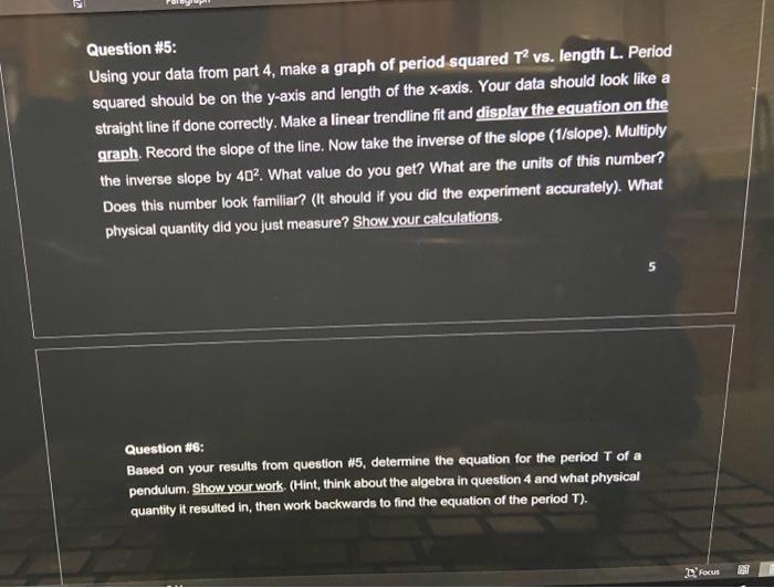 Solved Need help with Question #6 please. I already finished | Chegg.com