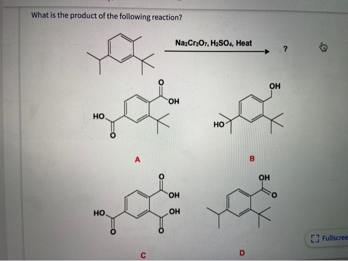 Solved What is the product of the following reaction? | Chegg.com