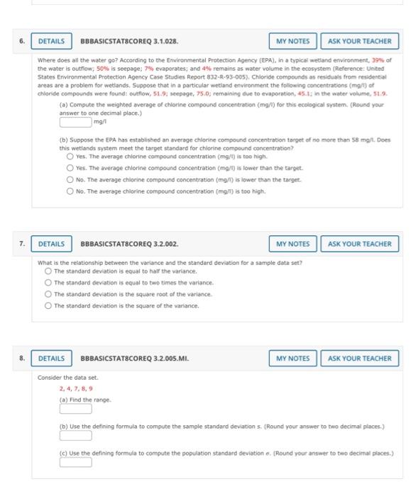 Solved Where does all the water go? According to the | Chegg.com