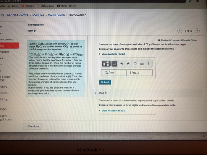Solved canvas okstate.edu etflix Canvas YouTube M okState | Chegg.com