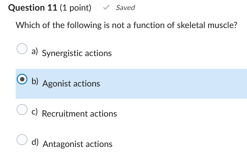 Solved Question 11 (1 ﻿point)Which of the following is not a | Chegg.com