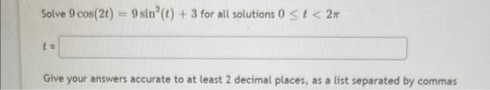 Solved Solve csc(3x) - 9 = 0 for the four smallest positive | Chegg.com