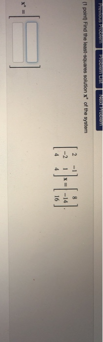 Solved HW5.4: Problem 11 Previous Problem Problem List Next | Chegg.com