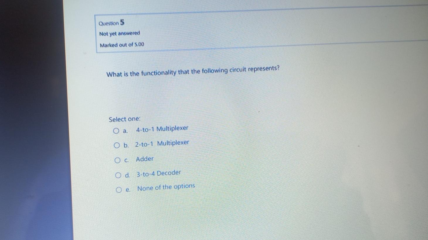What is the functionality that the following circuit | Chegg.com