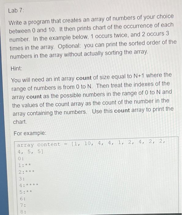 Solved Java Please Use A Simple Code And A Swap Array And