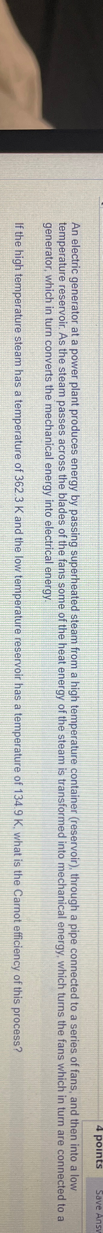 Solved An electric generator at a power plant produces | Chegg.com