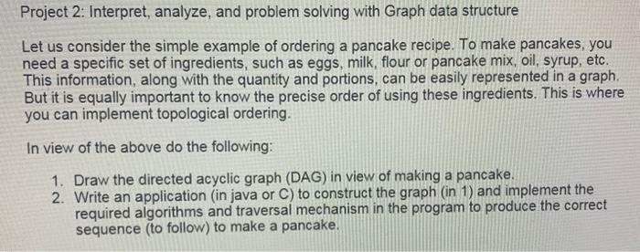 Solved Project 2: Interpret, analyze, and problem solving | Chegg.com