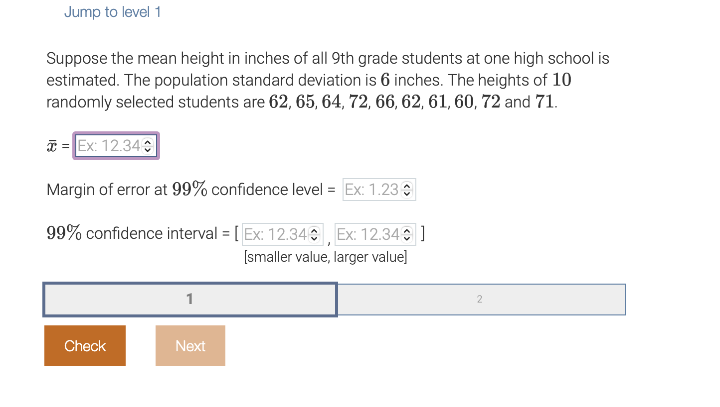 Solved Jump to level 1Suppose the mean height in inches of | Chegg.com