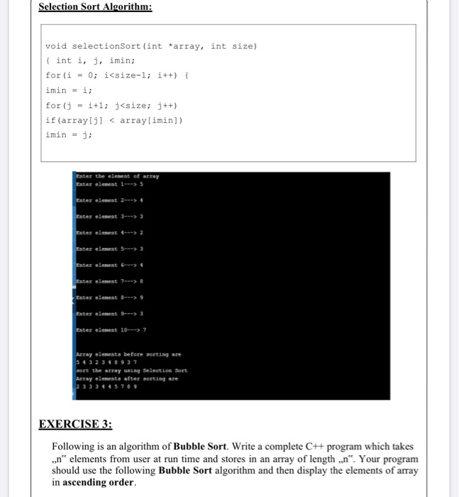 Solved Theory Review Sorting Sorting is a process to put | Chegg.com