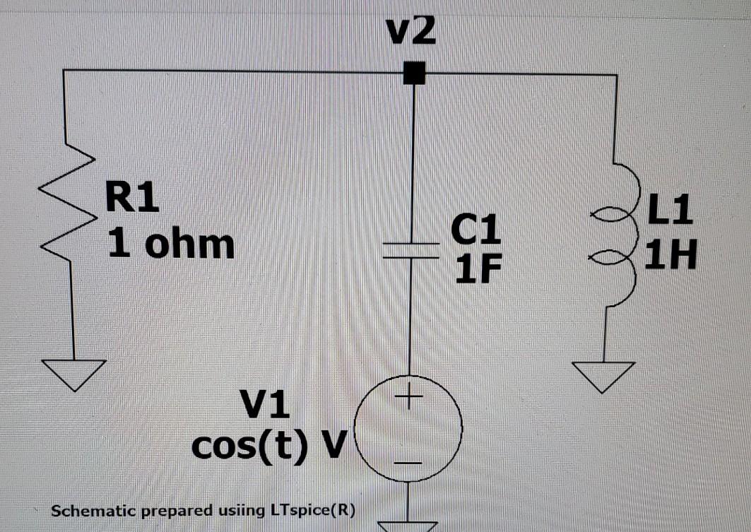 Solved Nodal Analysis in Phasor Domain Consider the | Chegg.com