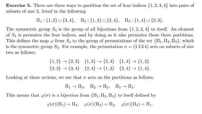 Solved Exercise 3 Recall The Homomorphism φs4→s3 Defined 