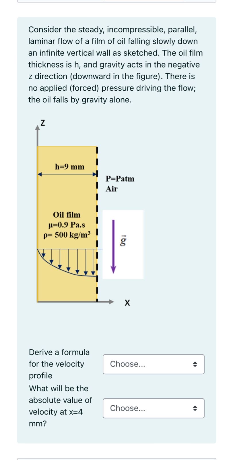 Solved Consider the steady, incompressible, parallel, | Chegg.com