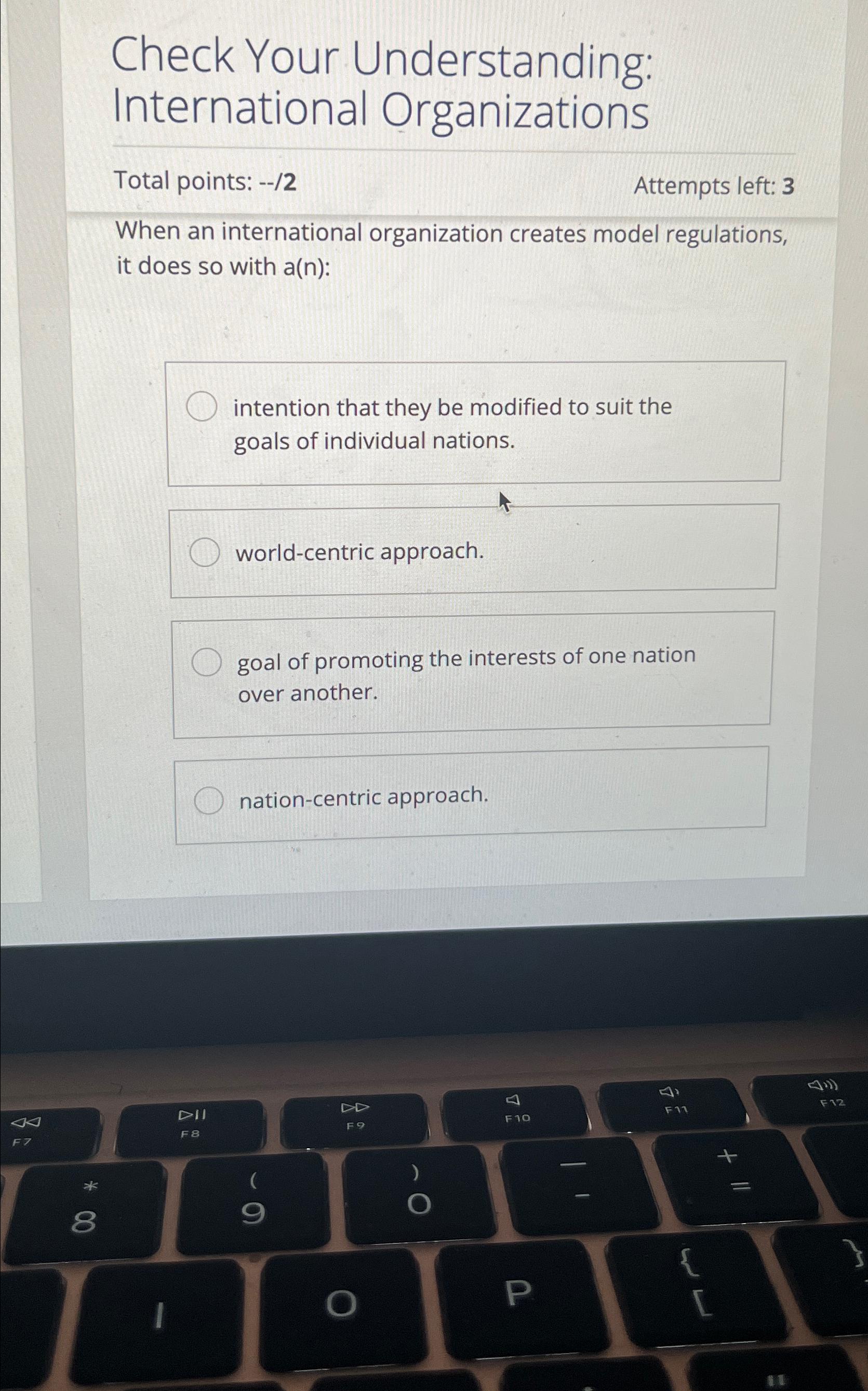 Solved Check Your Understanding: International | Chegg.com