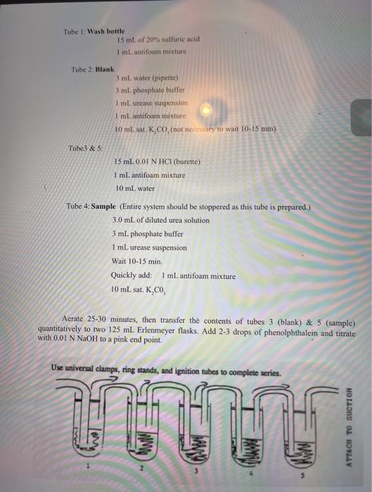 Urease and the Determination of Urea Nitrogen | Chegg.com