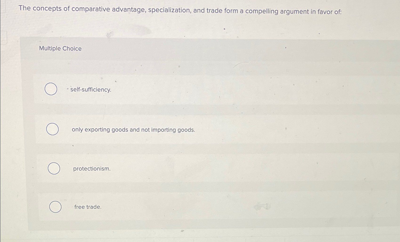Solved The concepts of comparative advantage, | Chegg.com