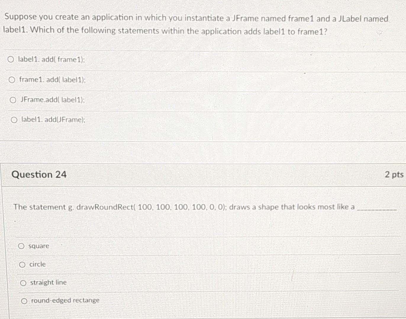 Solved Suppose you create an application in which you | Chegg.com