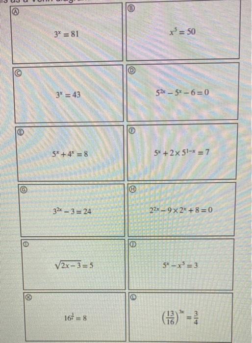 Solved Some equations involving powers or indices can be | Chegg.com