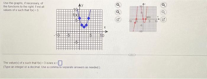 Solved Use the graphs, if necessary, of the functions to the | Chegg.com