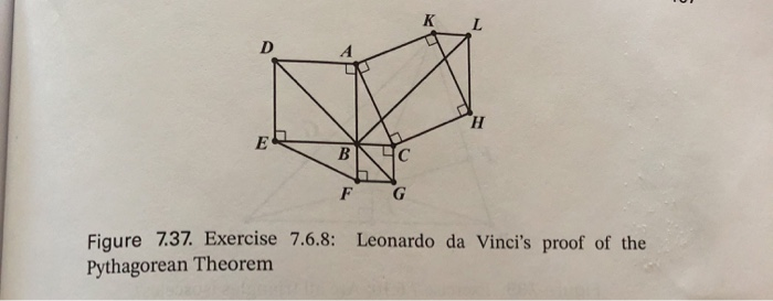 Solved The following proof of the Pythagorean Theorem is | Chegg.com