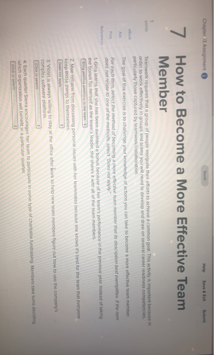 Solved Chapter 13 Assignment Help Save & Exit Submit 7 How | Chegg.com