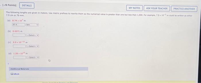 Solved • (-/8 Points] DETAILS MY NOTES ASK YOUR TEACHER | Chegg.com