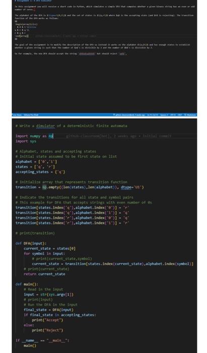 Solved The goal of the assignment is to modify the | Chegg.com