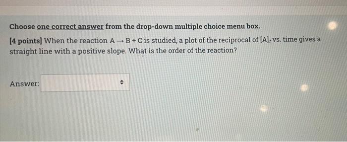 Solved Choose one correct answer from the drop-down multiple | Chegg.com