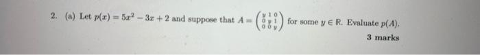 Solved 3 marks | Chegg.com
