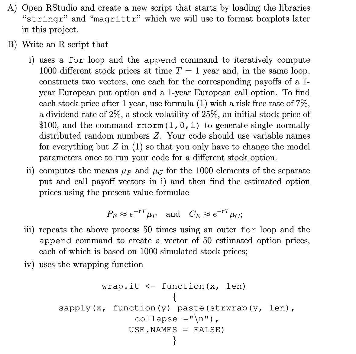 Solved Help with RStudio Project, please! | Chegg.com