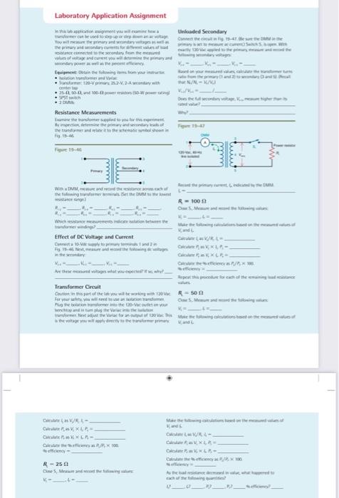 Laboratory Application Assignment Laboratory | Chegg.com