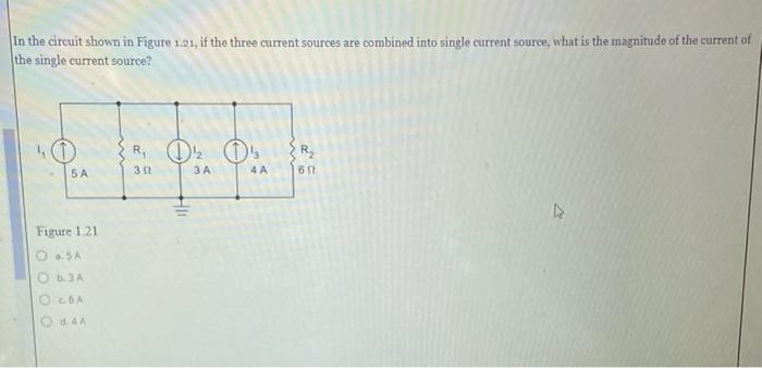 Solved In the circuit shown in Figure 121, if the three | Chegg.com
