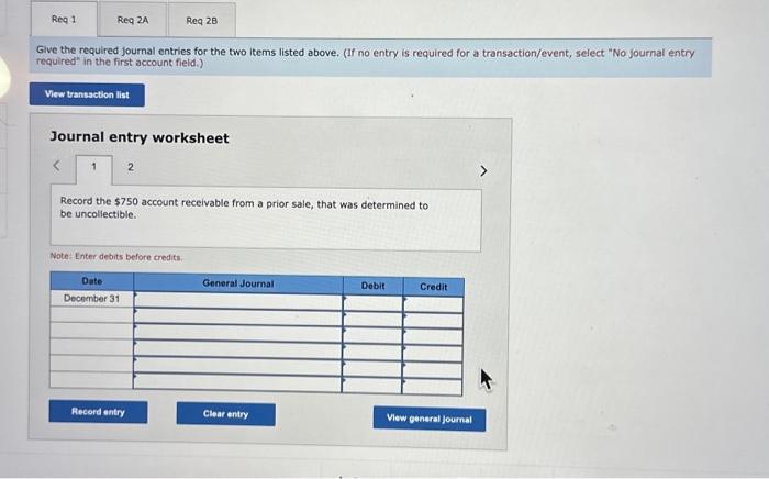 Solved Sive the required journal entries for the two items | Chegg.com
