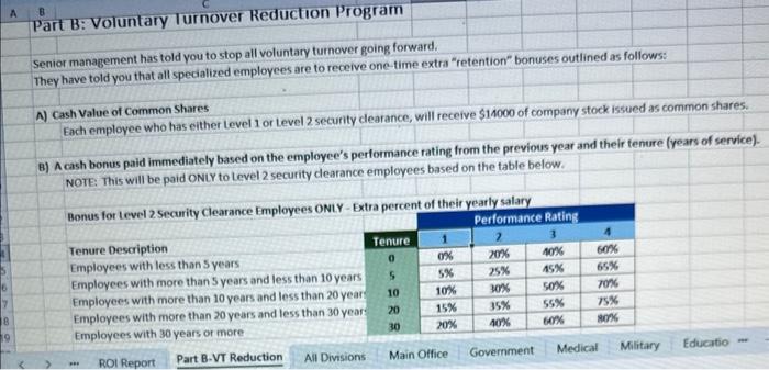 Bonus for Level 2 Security Clearance Employees ONIY - | Chegg.com