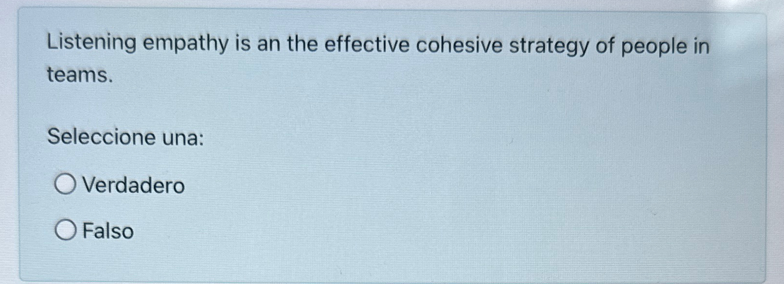 Solved Listening empathy is an the effective cohesive | Chegg.com
