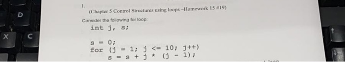 Solved Chapter 5 Control Structures Using Loops Homework 0265
