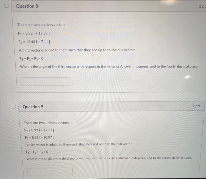 Solved Question 1 2 pts Find the magnitude of the unitless | Chegg.com