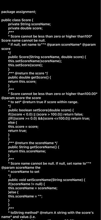 Solved Java Programming Language Using The Information Given