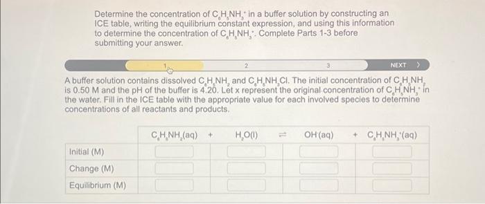 Solved Determine the concentration of CH NH+ in a buffer | Chegg.com