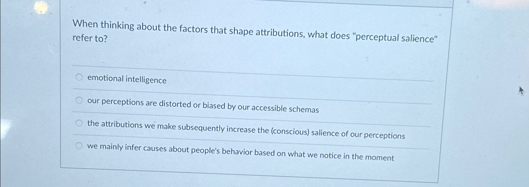 Solved When thinking about the factors that shape | Chegg.com